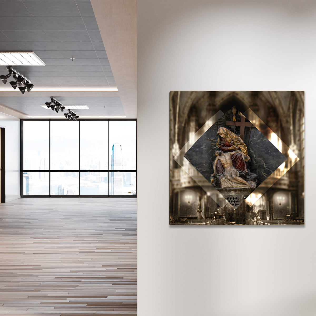 Golden Pieta Canvas Wrap – ameandfon